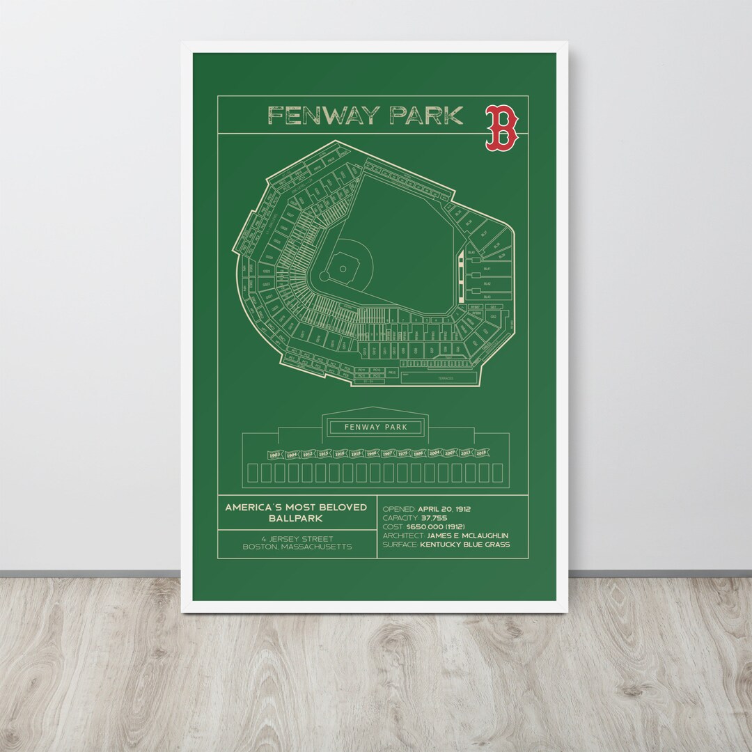 Fenway Park Framed Poster - Etsy