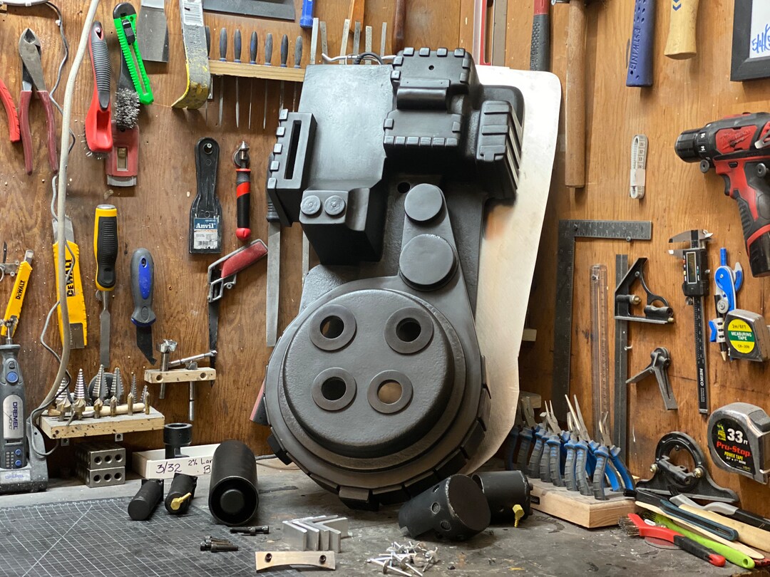 84 Proton Pack HERO Kit Black-aluminum Composite Shell MOBO - Etsy