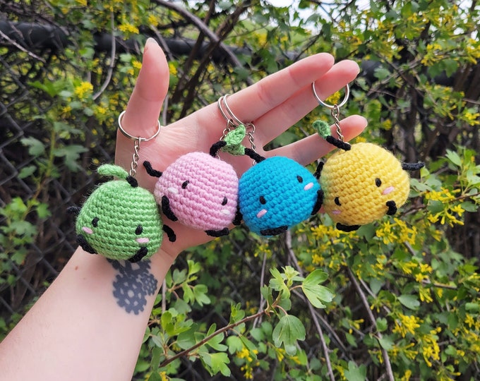 Crochet Mini Junimo Plush Keychain | Stardew Valley - Etsy