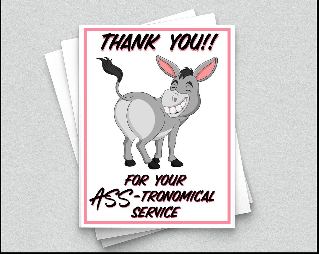 Funny Thank You Card Set, Business Thank You Cards, Fun Thank You Cards ...