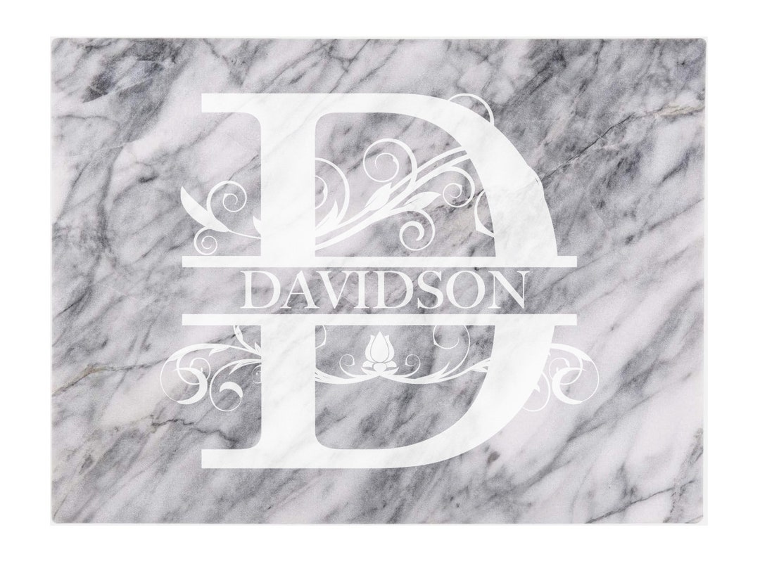 Laser Engraved Marble Cutting Board Wedding Gift Holiday Gift Gift for ...