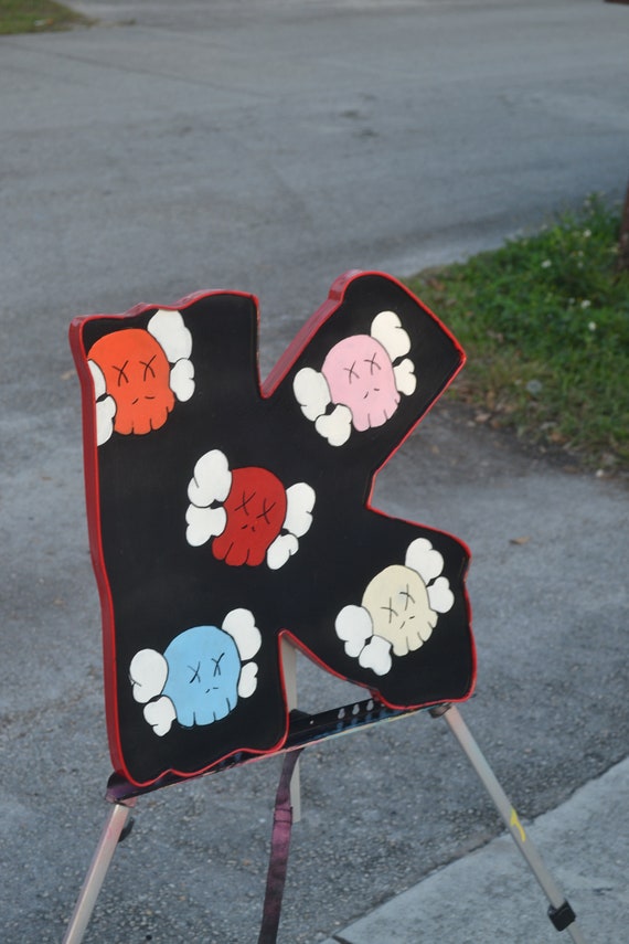 Kaws Letter K Custom | Etsy