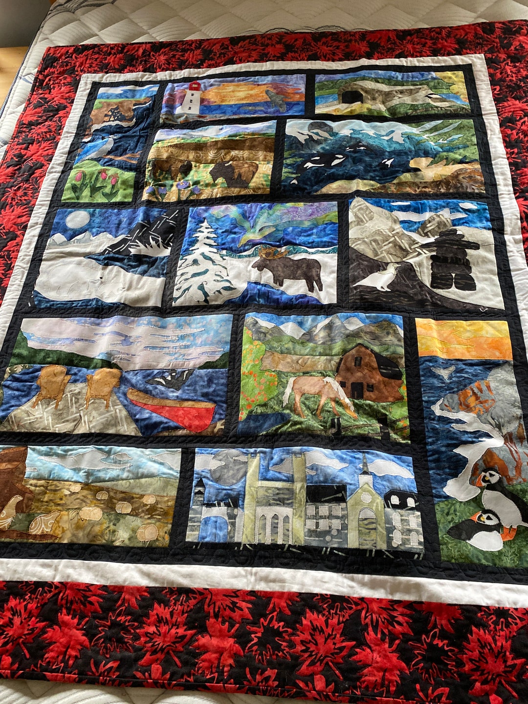 Canada Throw Quilt - Etsy Canada