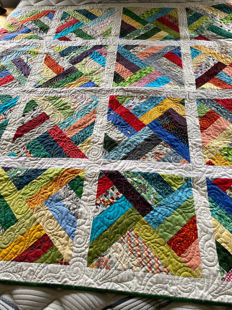 Throw Quilt - Etsy
