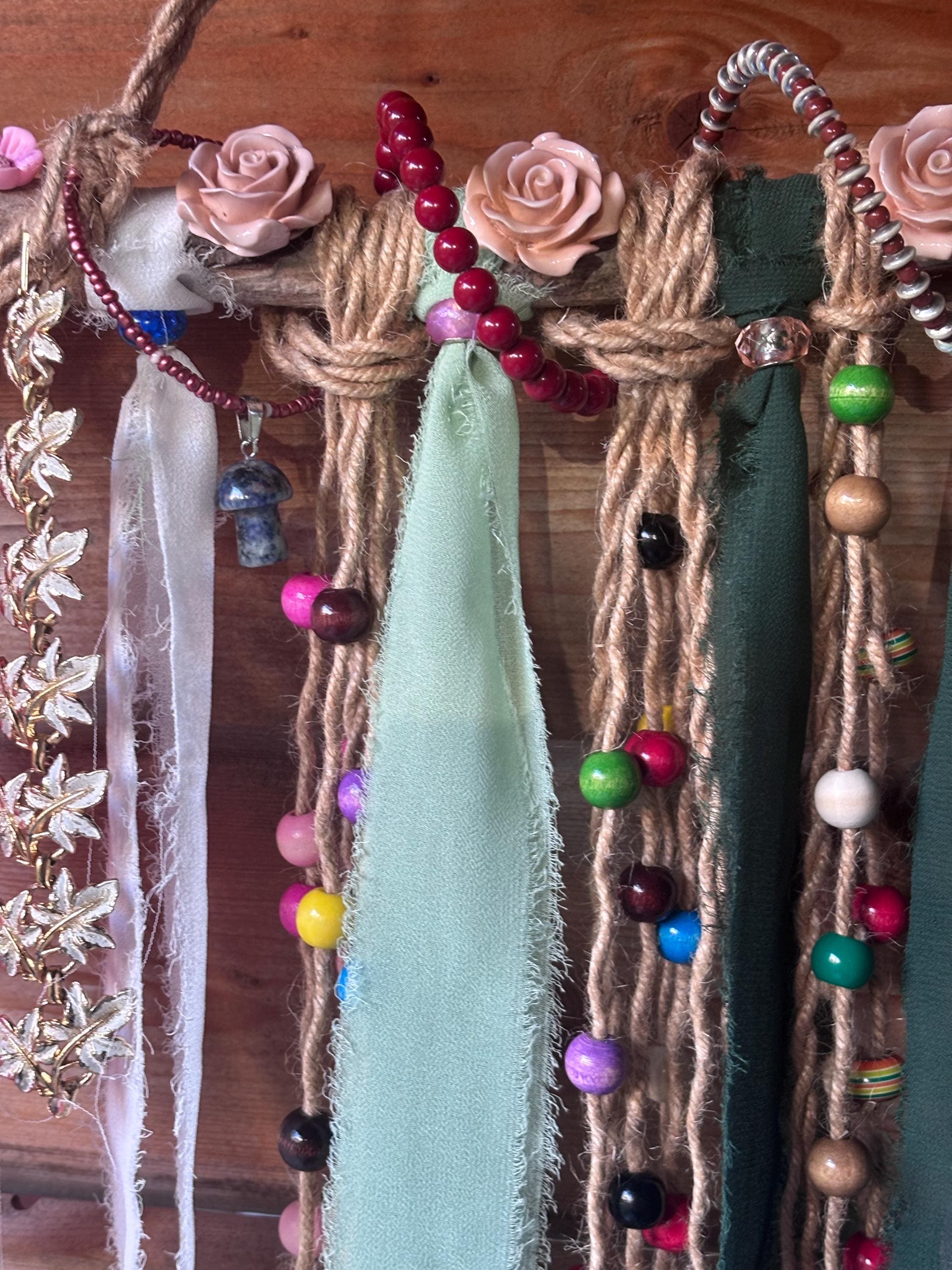 Handmade Boho Style Wind Chimes. Tiny Bells. Yard Art. Earthy Art ...