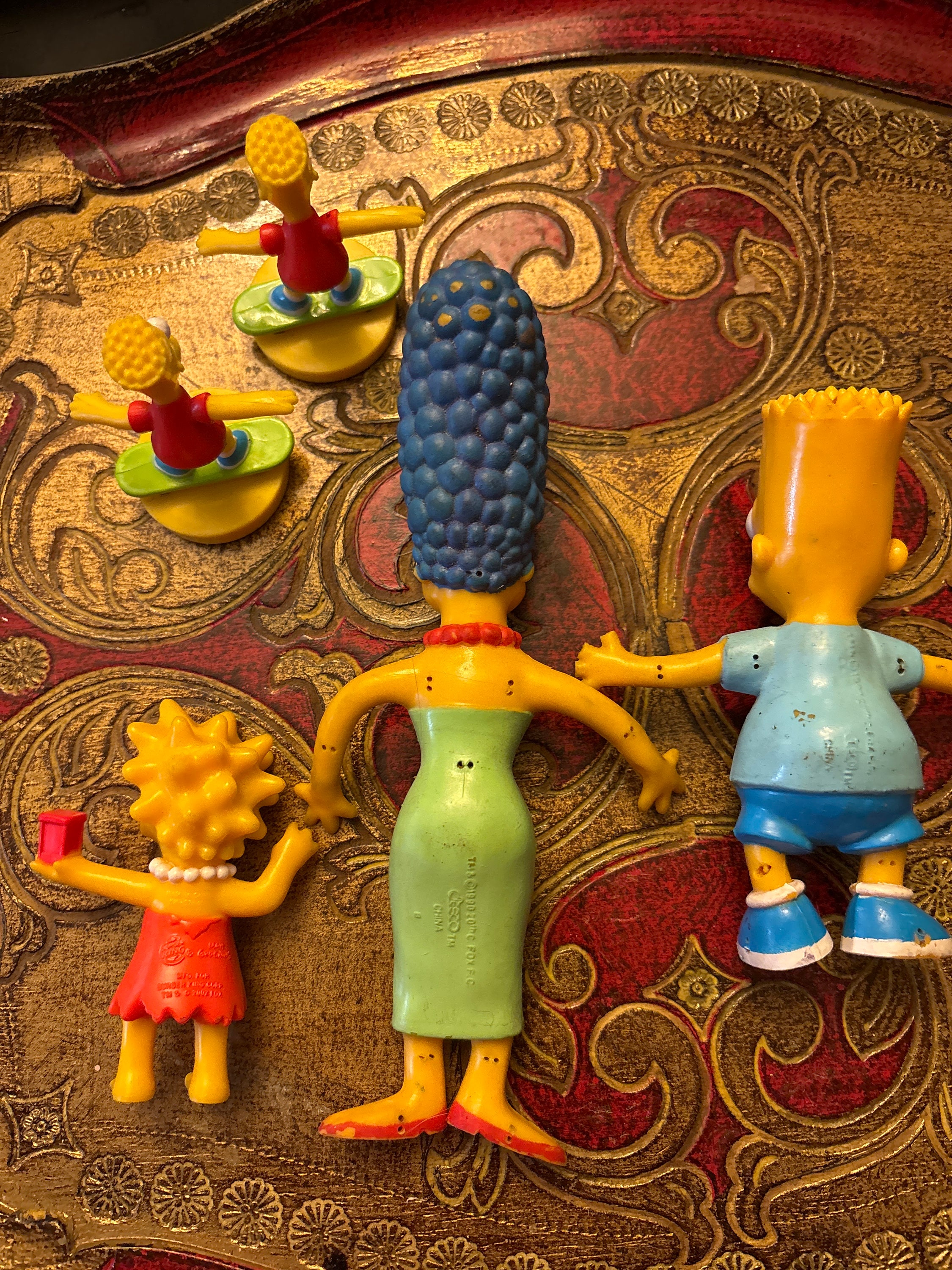 A Collection of the Simpsons Figurines. Marge. Bart. Lisa. - Etsy
