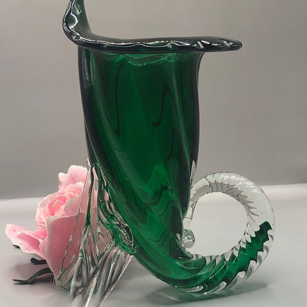 Murano Glass Cornucopia - Etsy UK