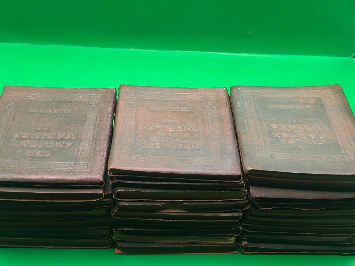 Antique 1920 the Little Leather Library W/26 Publishings. Redcroft ...