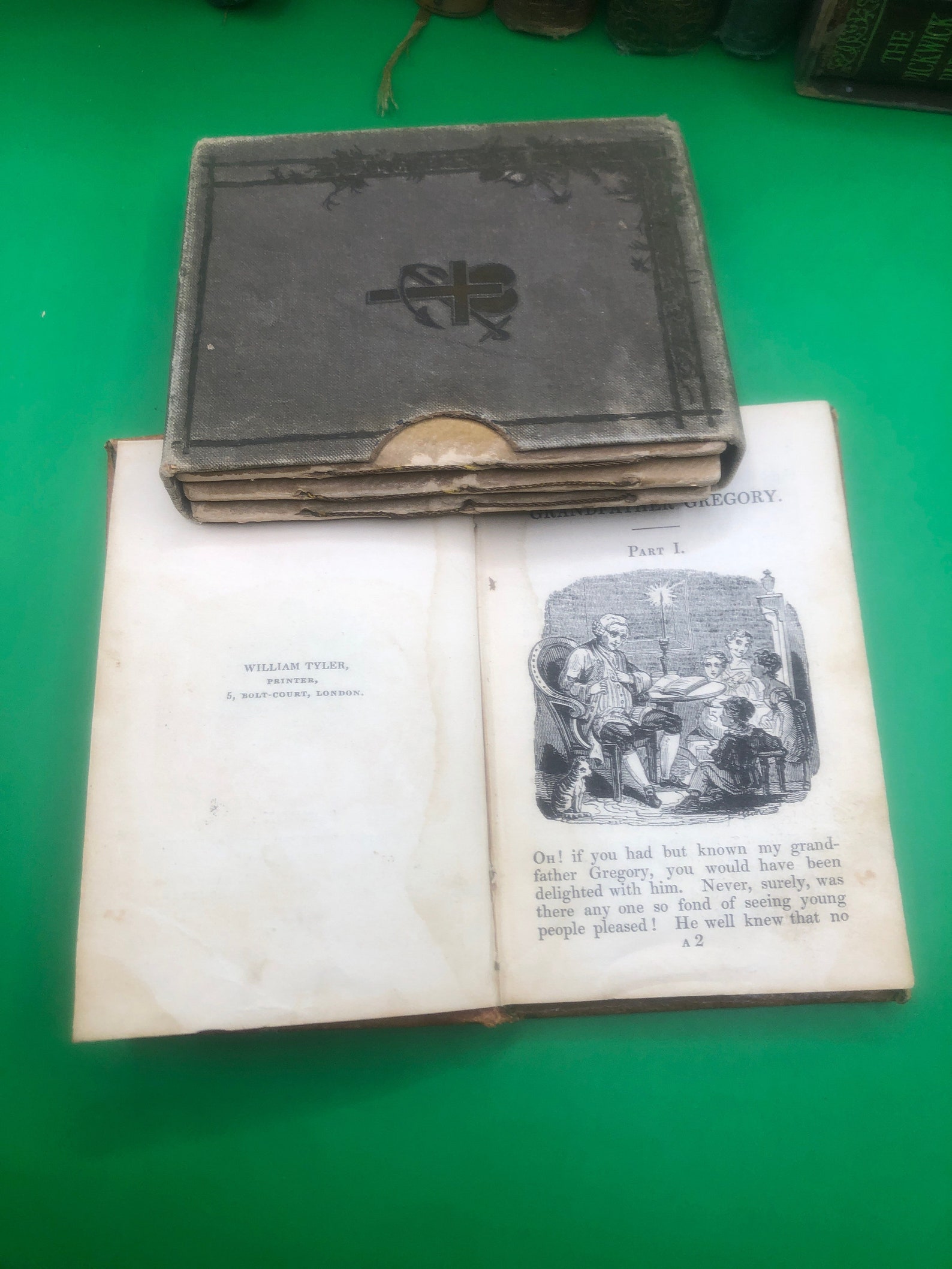 Antique 1839 Miniature Booklet Titled “my Grandfather Gregory”. Printed ...