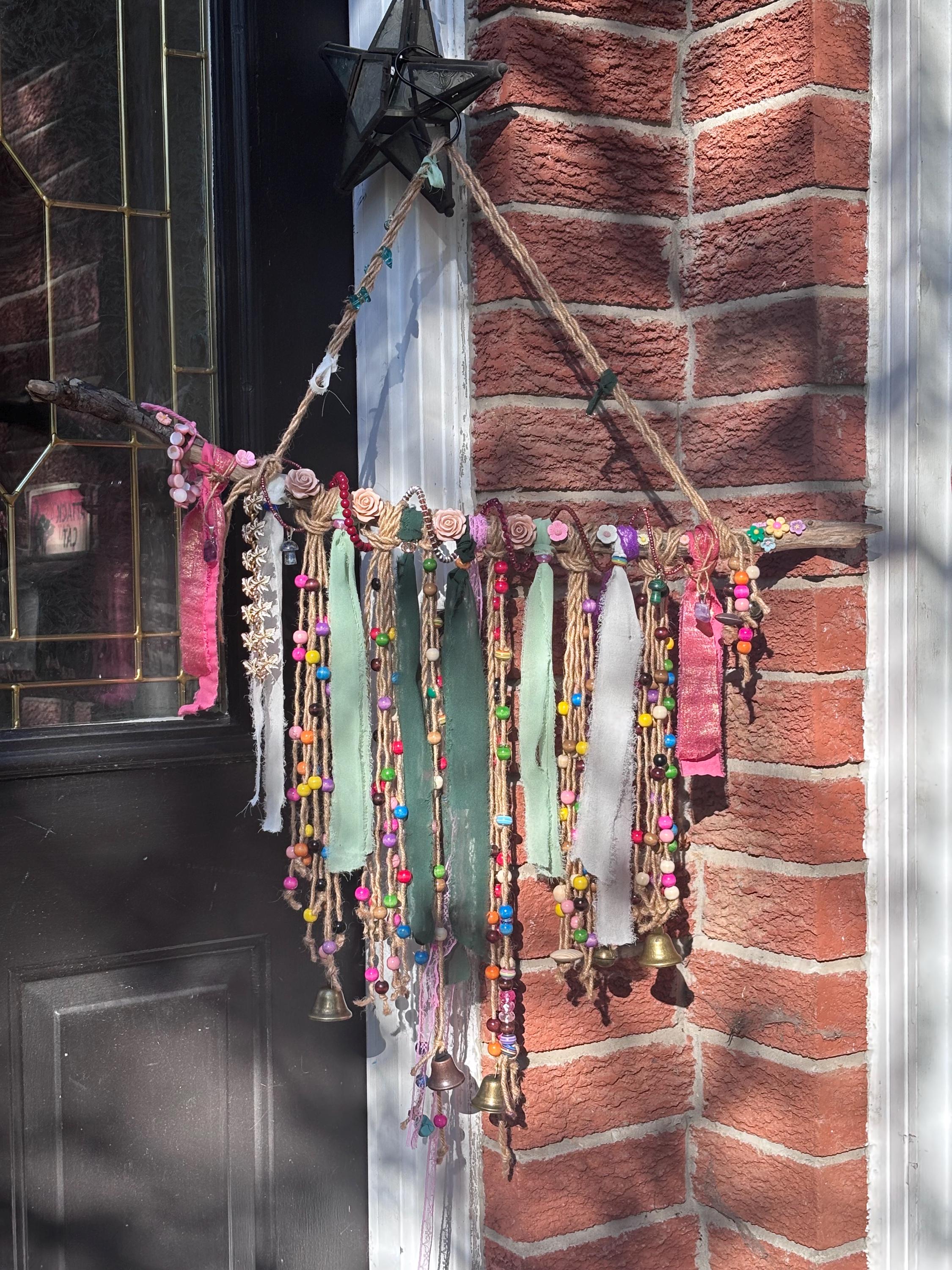 Handmade Boho Style Wind Chimes. Tiny Bells. Yard Art. Earthy Art ...