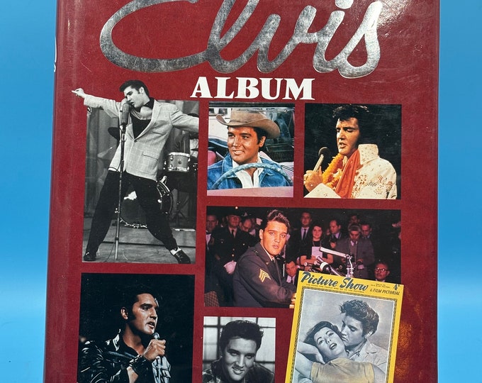 Large Coffee Table Book “the Elvis Album”, by Millie Ridge. 1991 Bison ...