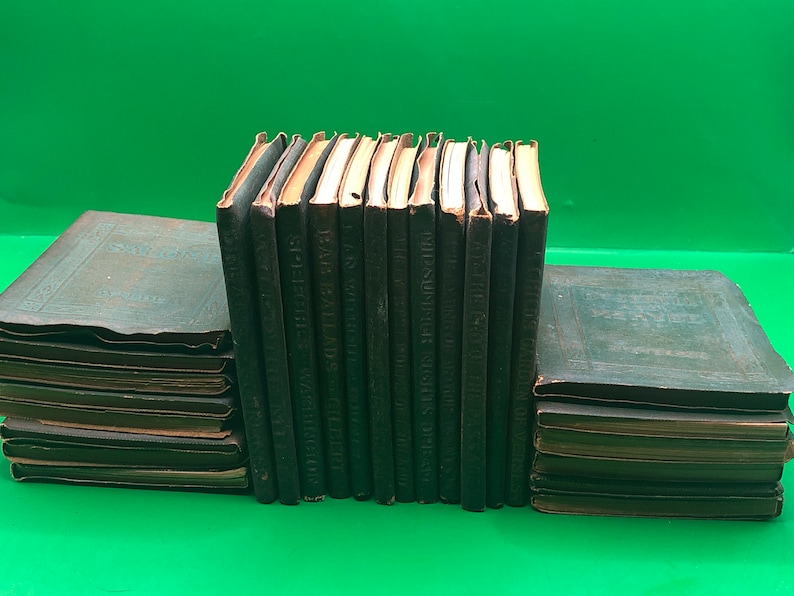 Antique 1920 the Little Leather Library W/26 Publishings. Redcroft ...