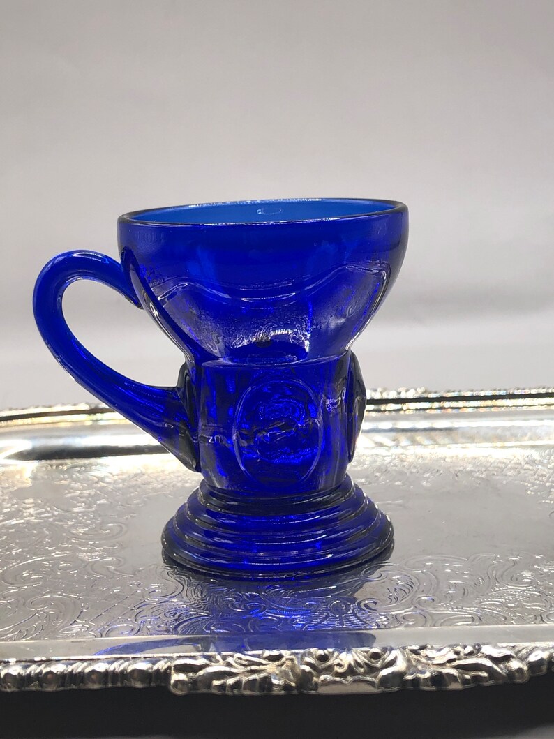 1930s New Martinsville Moondrop Pattern Cobalt Blue Glass - Etsy