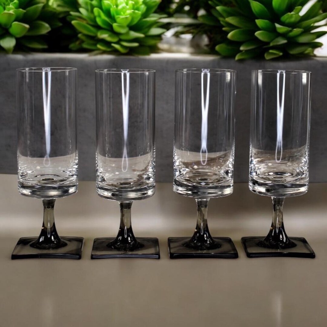 Vintage Rosenthal Crystal Goblets - Georg Jensen Berlin Collection - Etsy