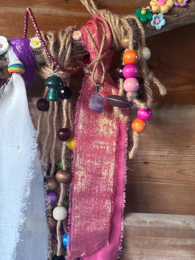 Handmade Boho Style Wind Chimes. Tiny Bells. Yard Art. Earthy Art ...