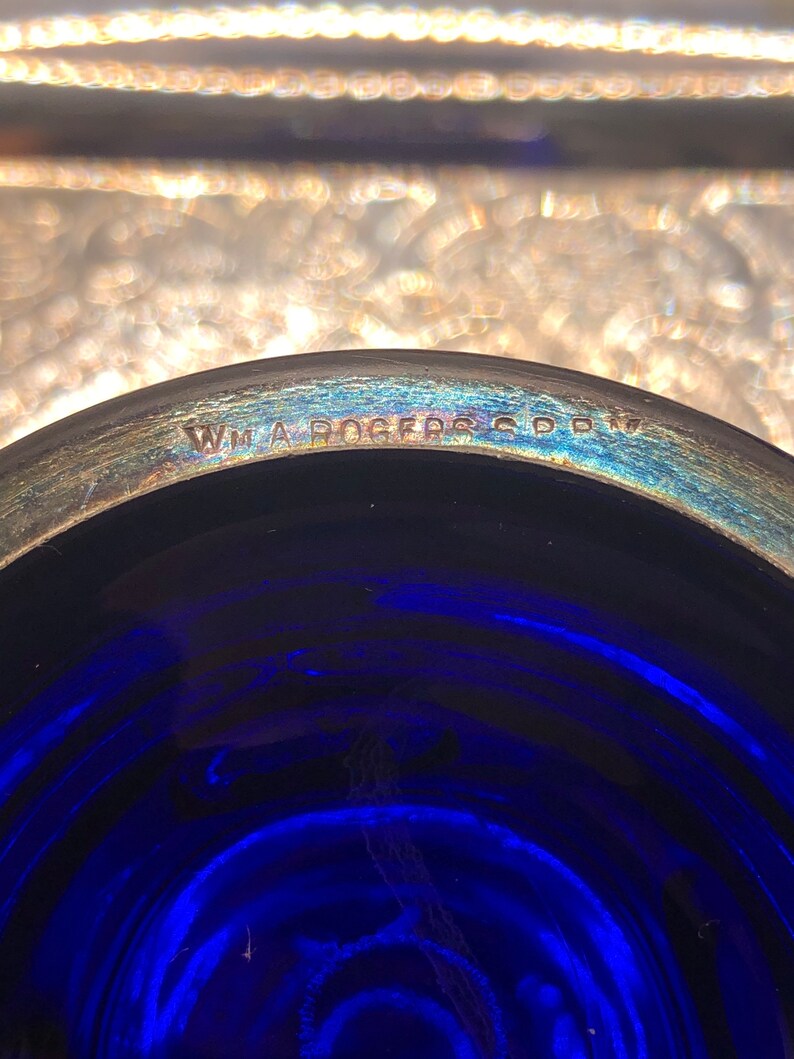 1930s New Martinsville Moondrop Pattern Cobalt Blue Glass - Etsy