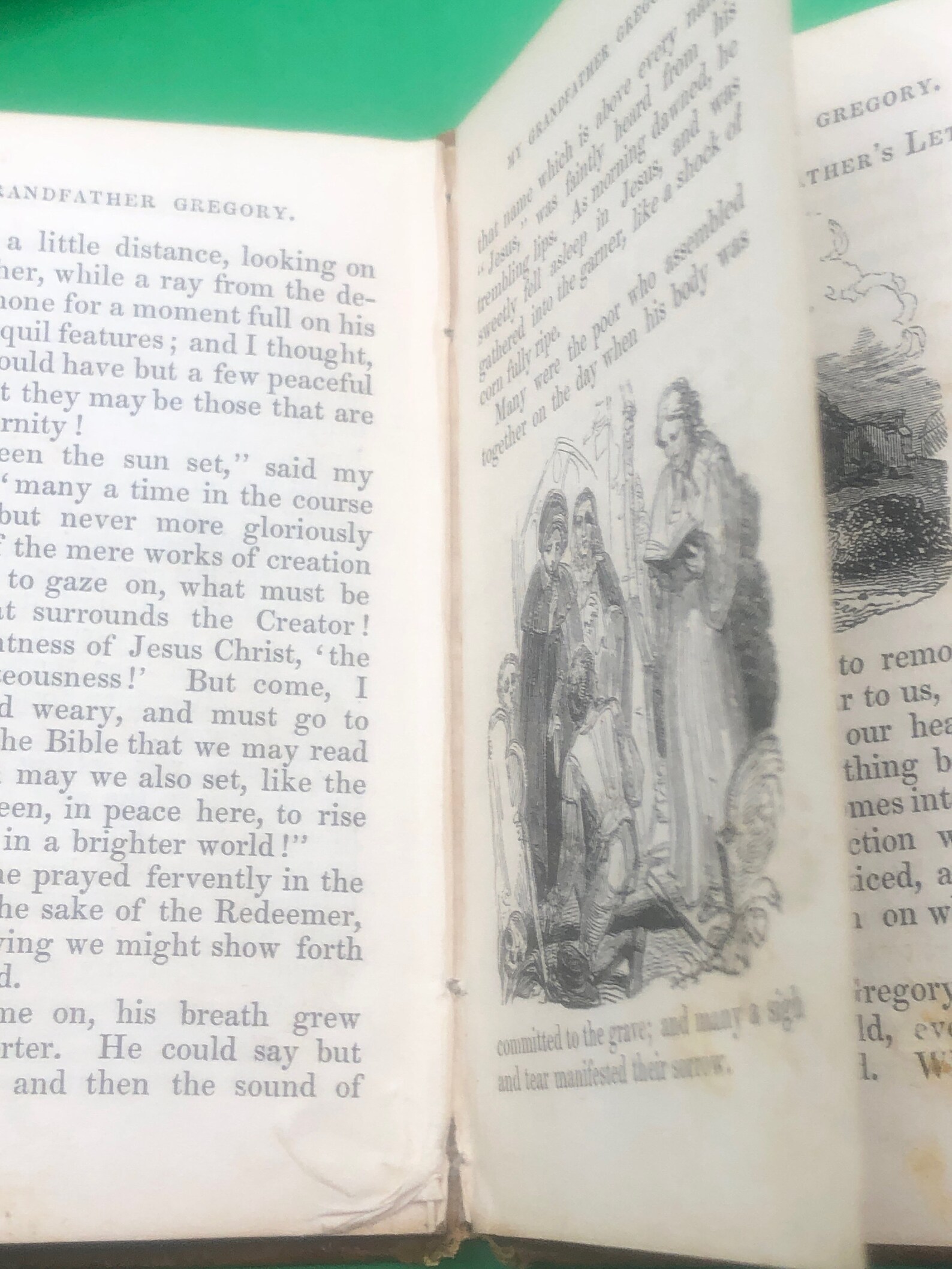 Antique 1839 Miniature Booklet Titled “my Grandfather Gregory”. Printed ...