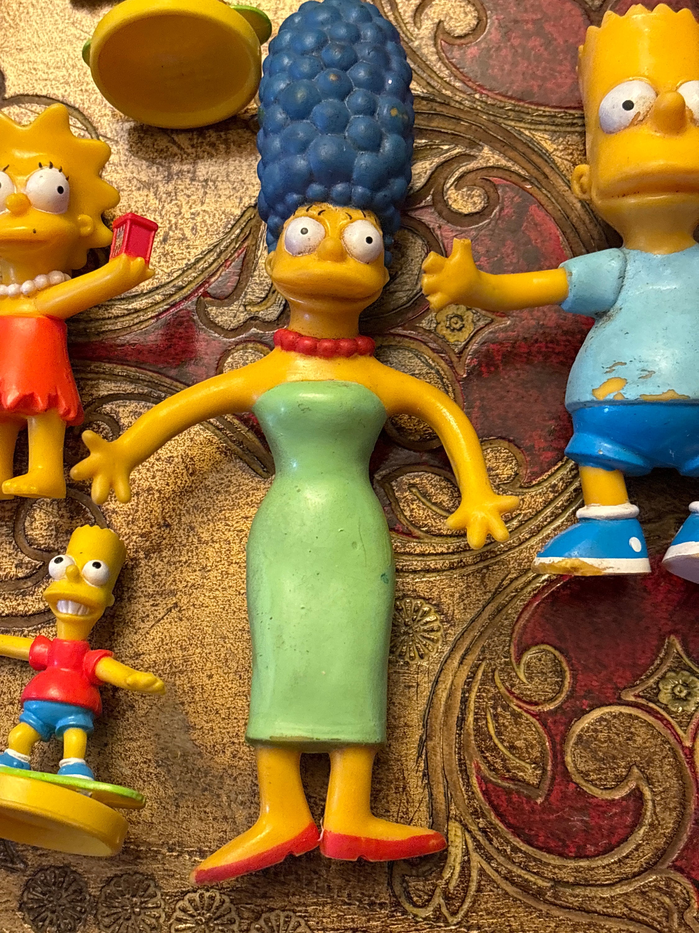 A Collection of the Simpsons Figurines. Marge. Bart. Lisa. - Etsy