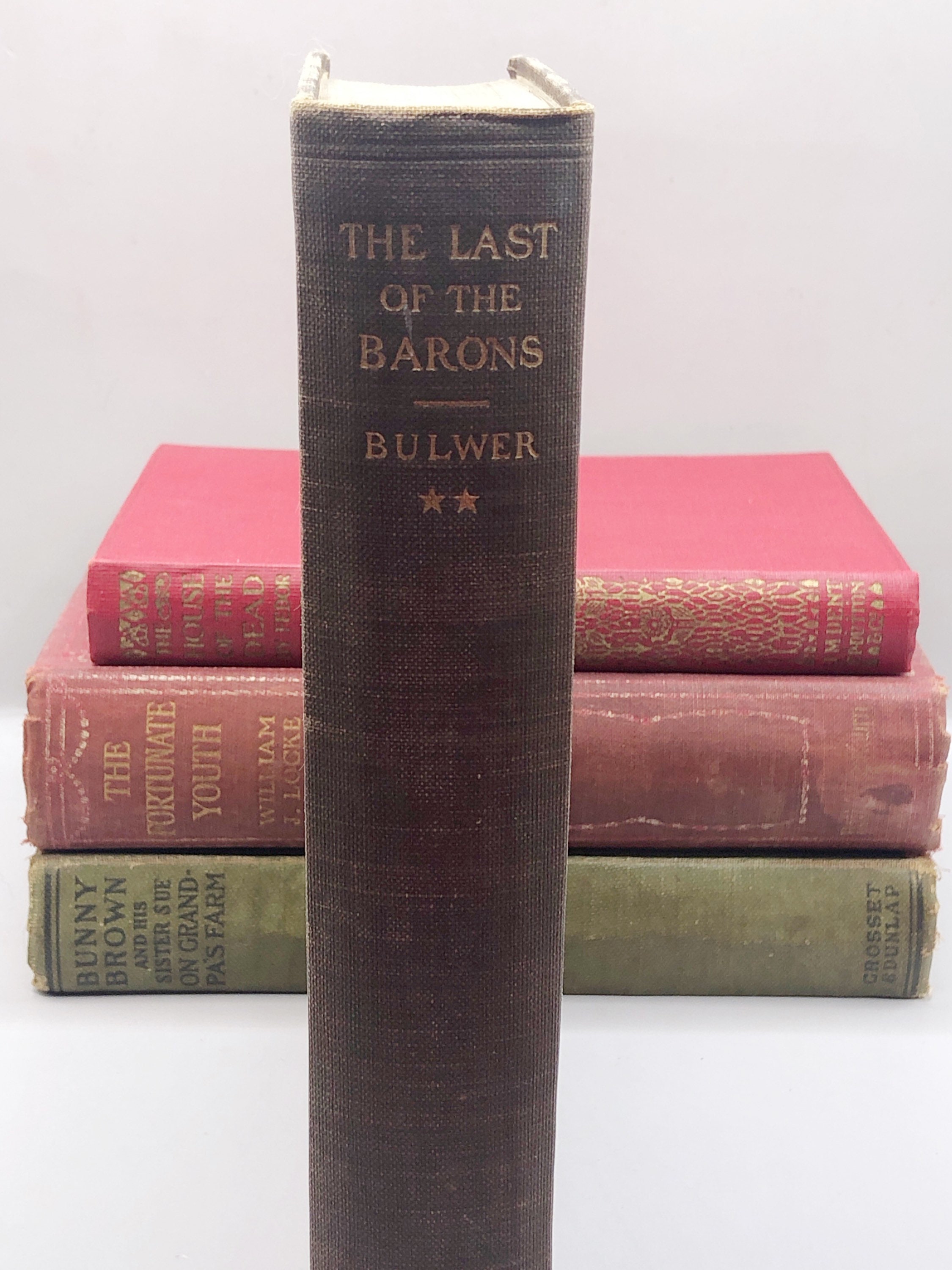 1903 “the Last of the Barons”, by Edward Bulwer Lytton. Hardcover Book ...