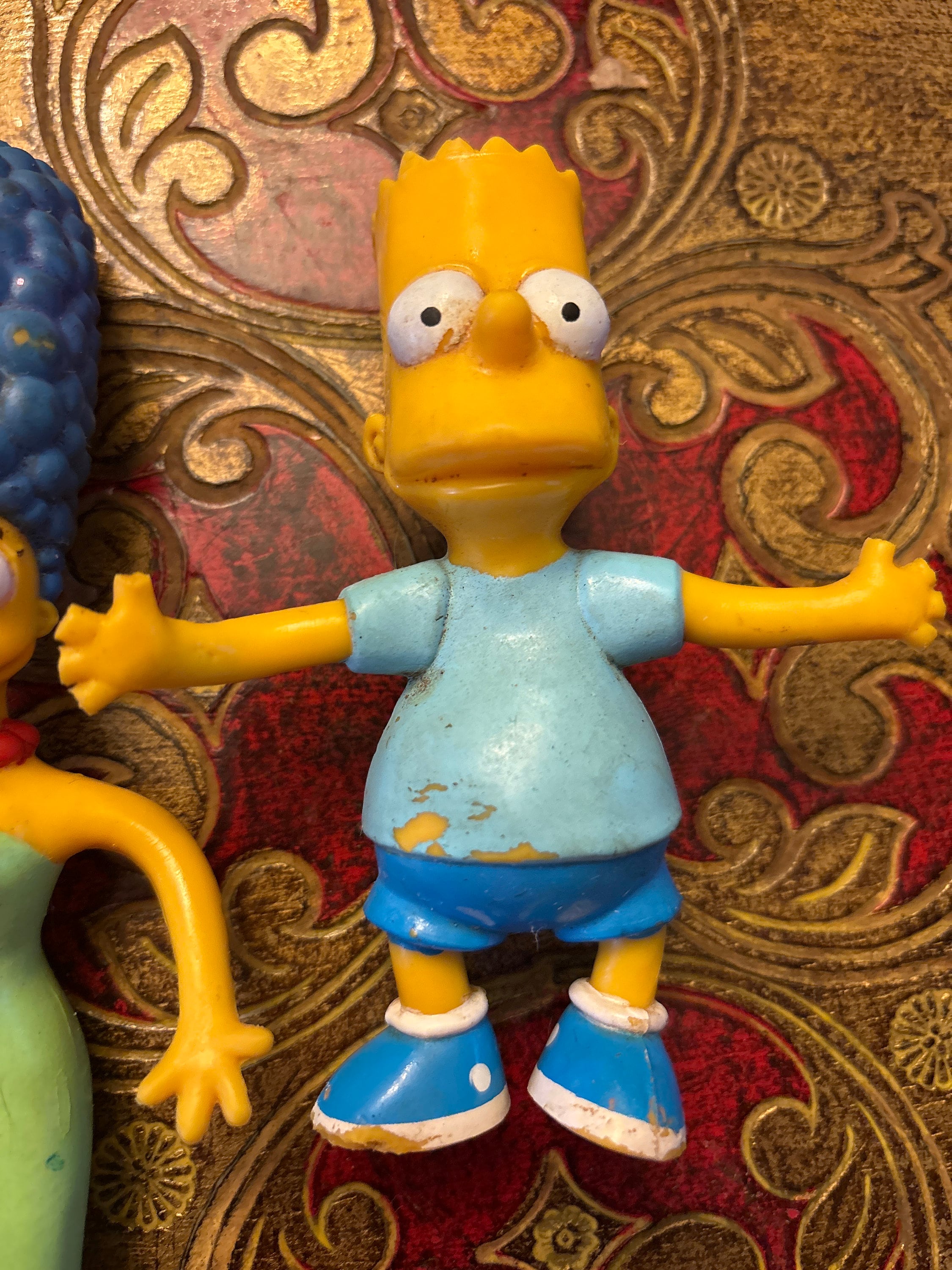 A Collection of the Simpsons Figurines. Marge. Bart. Lisa. - Etsy