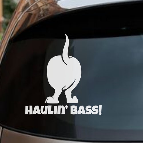 Haulin' Bass Basset Hound SVG Digital Download Car - Etsy