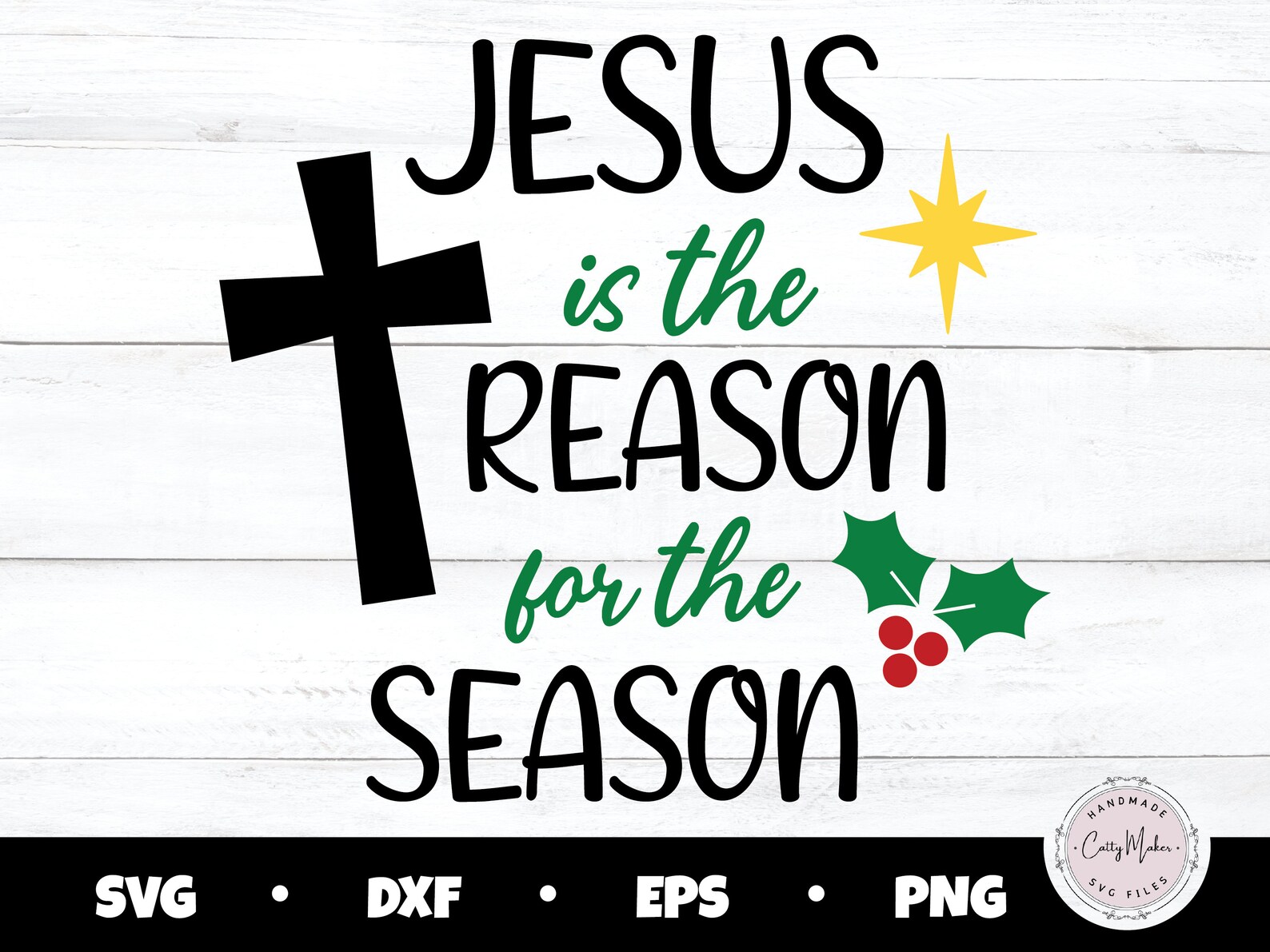 Jesus Christmas SVG Christian Christmas SVG Jesus is the | Etsy