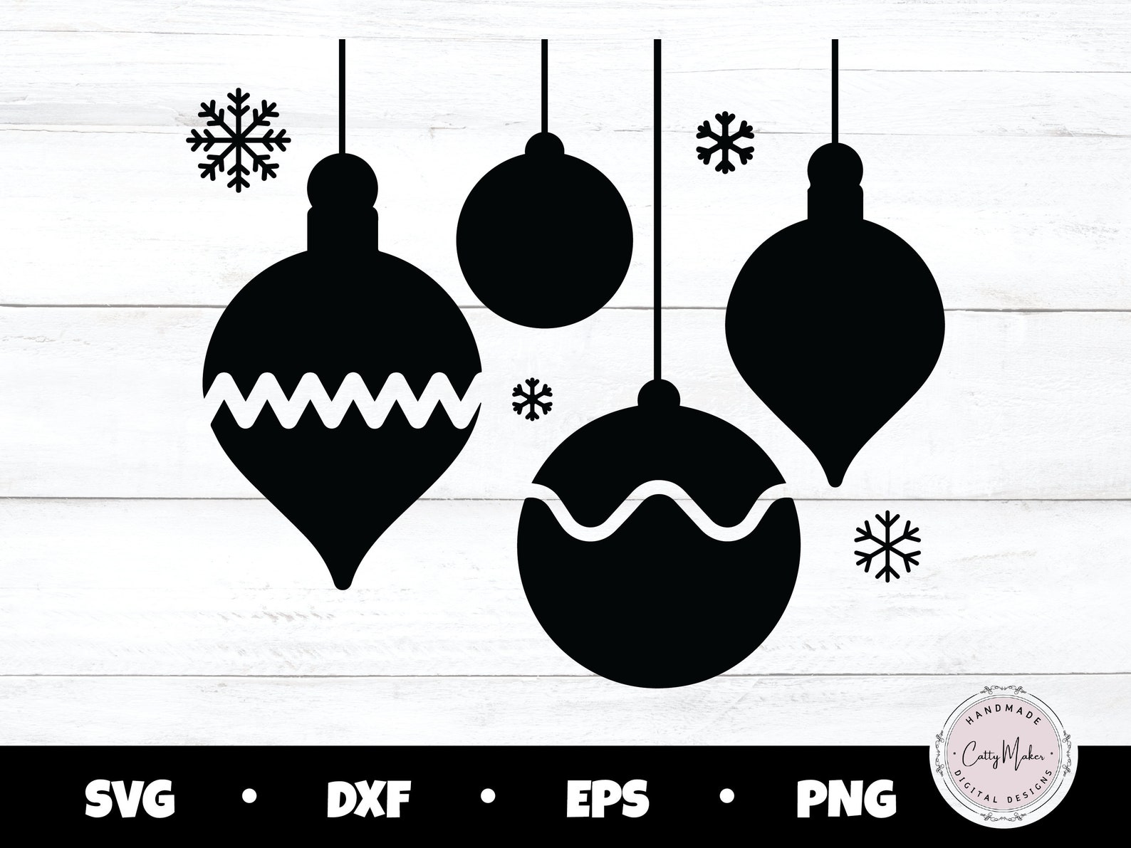 Christmas Ornament SVG Cut File, Holiday Decor (digital Download) - Etsy