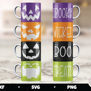 10oz Stackable Mugs, 10oz Halloween Svg, Cricut Stackable Mugs, 10oz ...