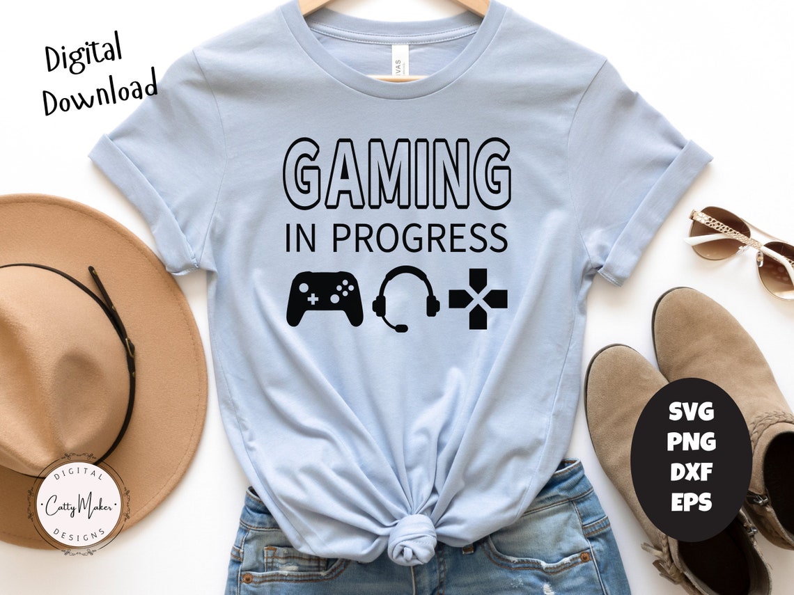 Gaming in Progress Svg Video Game SVG Video Game PNG Game - Etsy