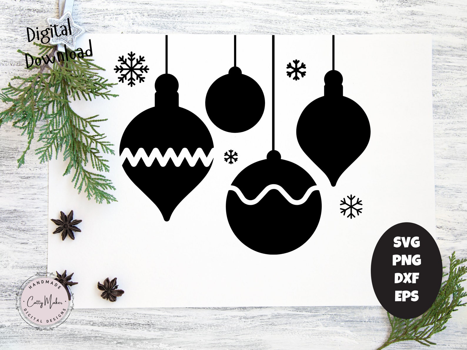 Ornament SVG Christmas Ornament Svg Christmas Svg Merry | Etsy