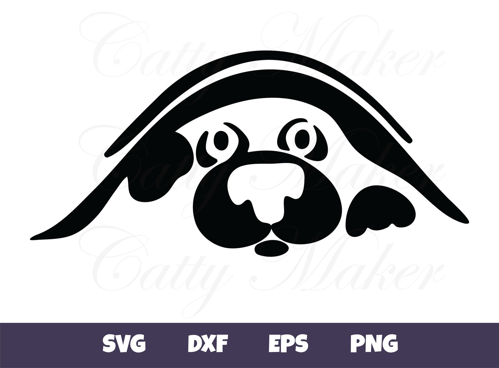 Peeking Dog SVG Digital Download Car Decal Cricut Cut - Etsy Finland
