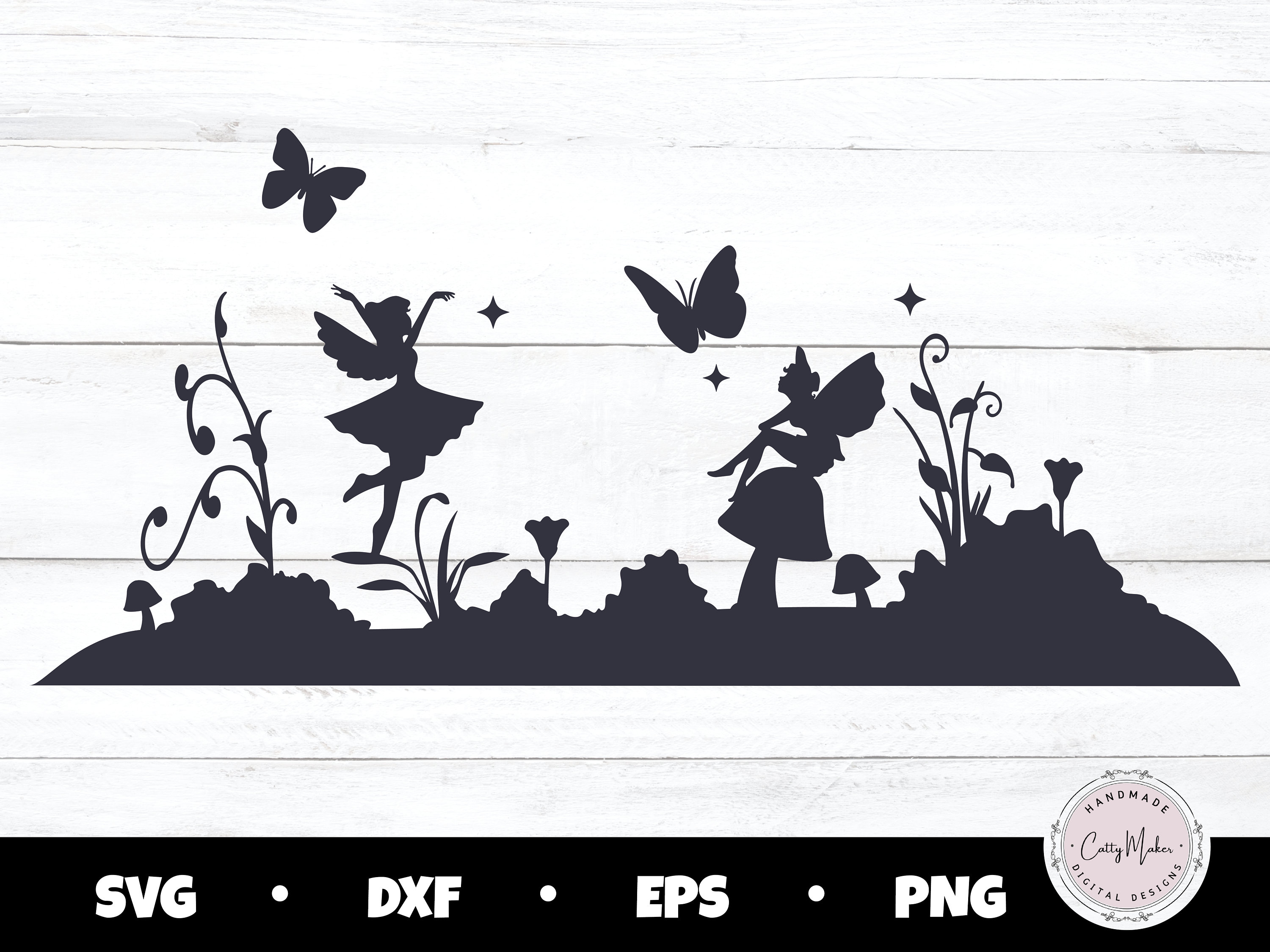 Fairy SVG Fairy Garden Svg Fairies Svg Butterfly Svg | Etsy UK