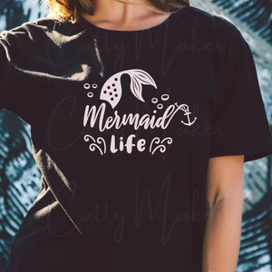 Mermaid Life SVG, Digital Download, Mermaid Life Clip Art, Mermaid Life ...