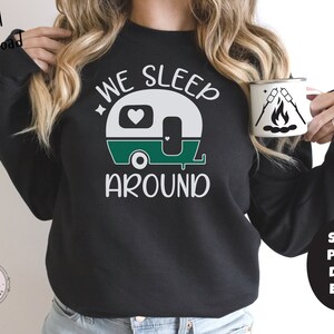 We Sleep Around Camper SVG, Funny Camping Outdoors (digital Download ...