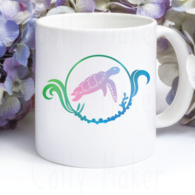Sea Turtle SVG Sea Turtle Sublimation PNG Digital Download - Etsy
