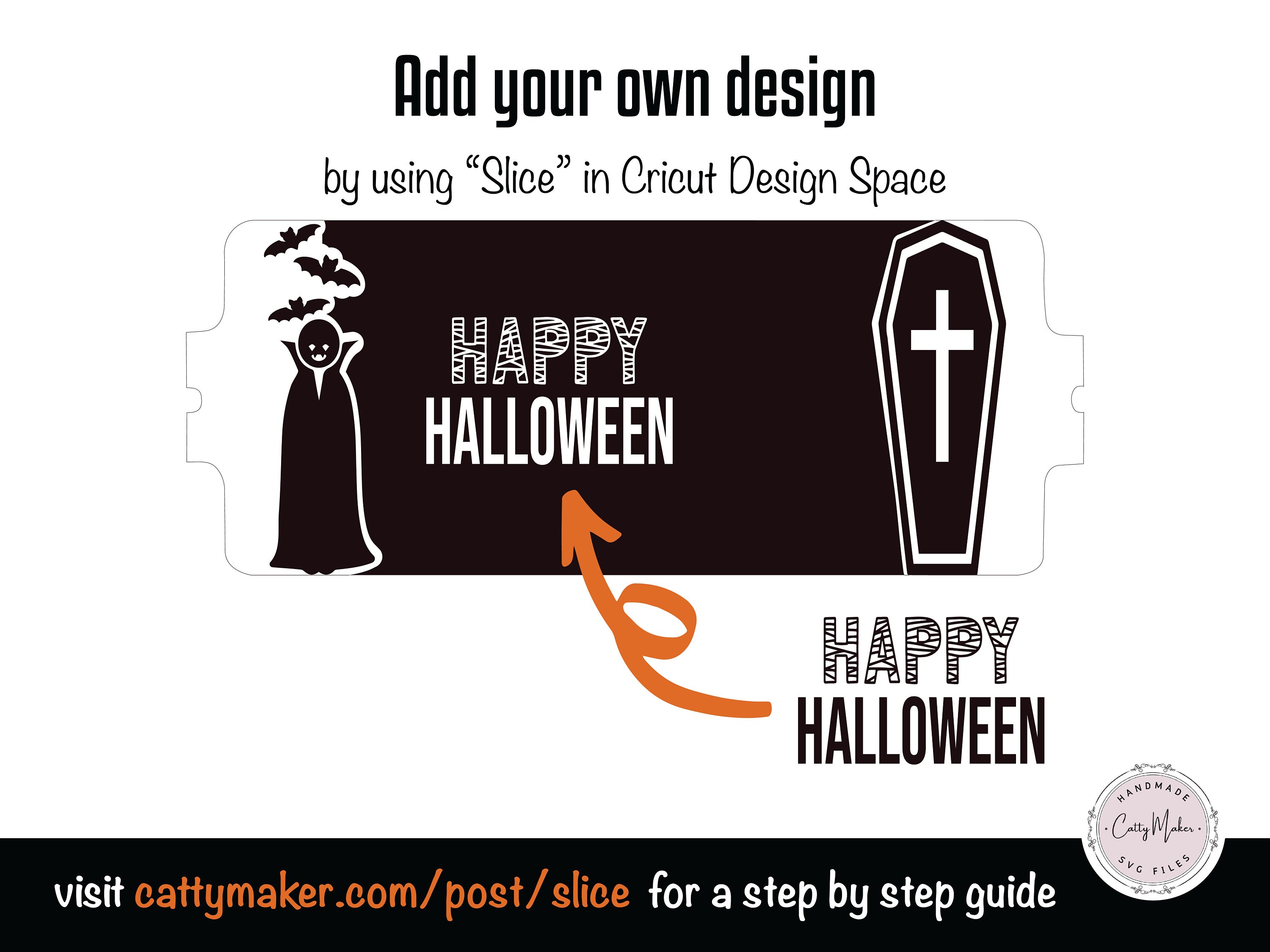 Vampire Mug SVG, Halloween Mug Press Design, Border Wrap (digital ...