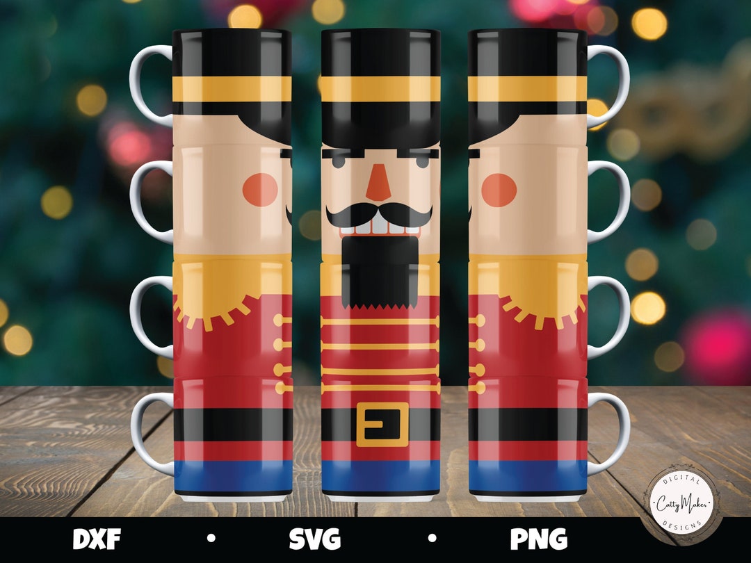 10oz Stackable Mugs, 10oz Nutcracker Svg, Cricut Stackable Mugs, 10oz ...