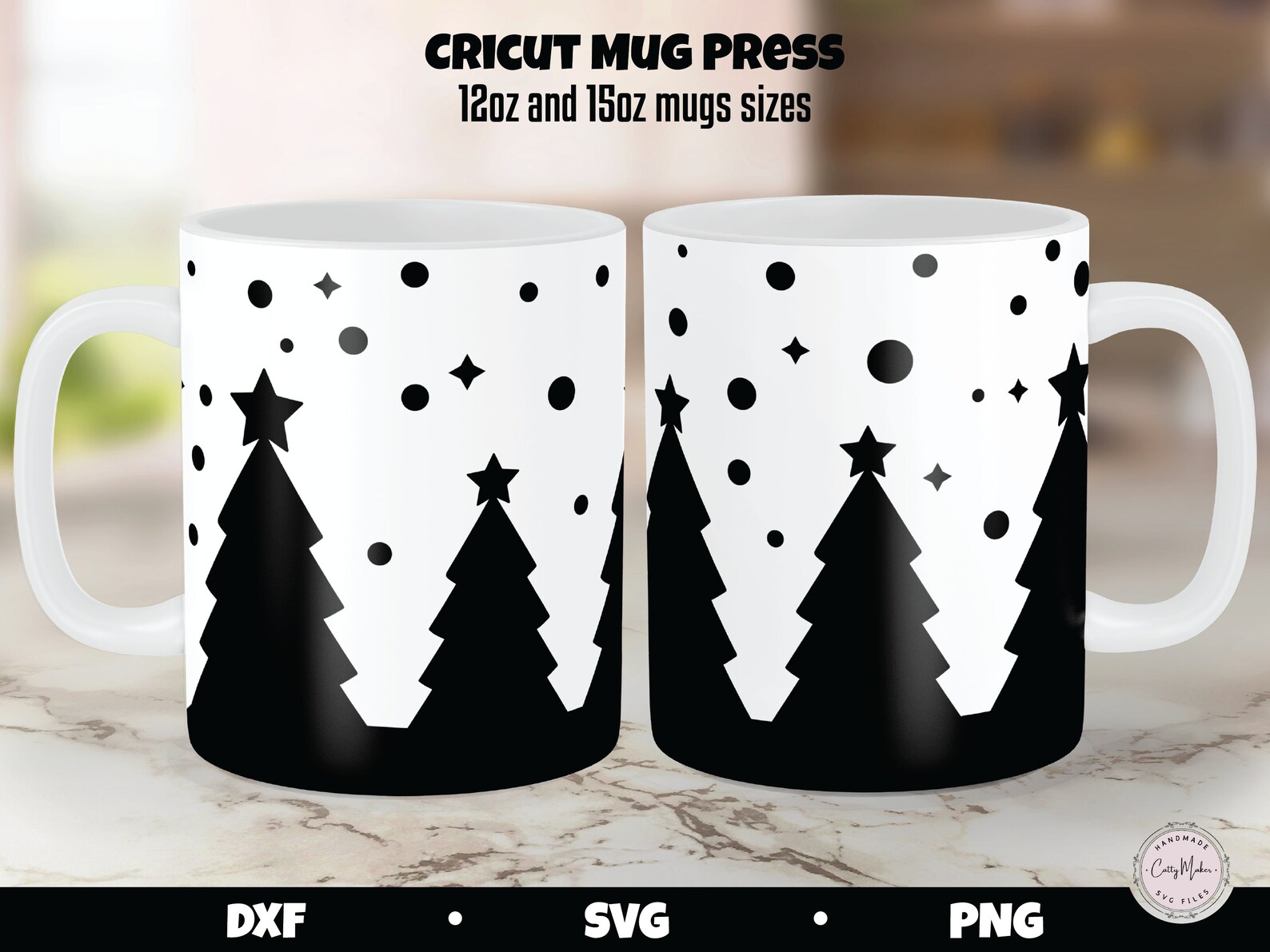 Christmas Mug SVG Cricut Mug Press SVG Winter Mug Svg - Etsy