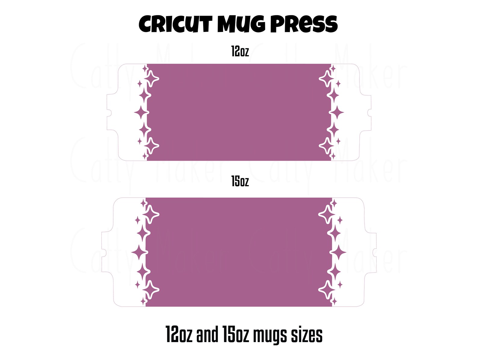 Cricut Mug Press SVG Unicorn SVG Mug Wrap Svg Digital - Etsy