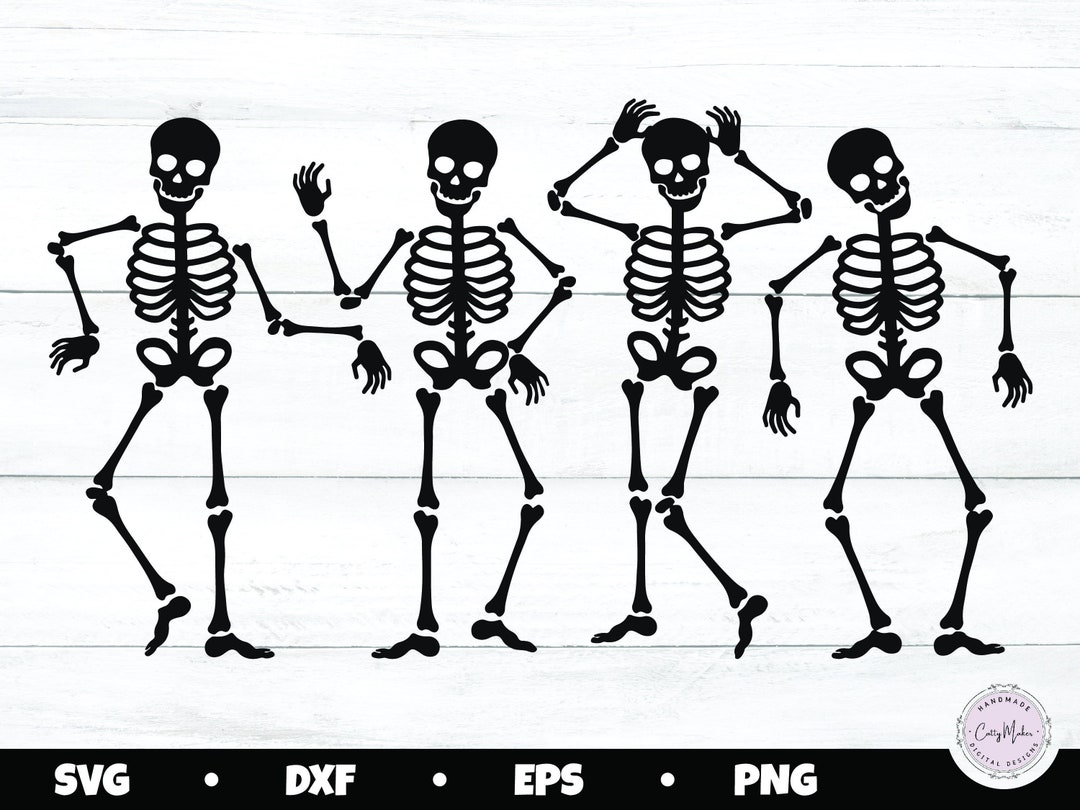 Dancing Skeleton Svg, Skeleton Svg, Skull Svg, Skeleton Png, Funny ...