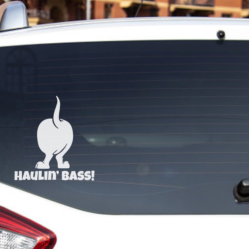 Haulin' Bass! Basset Hound SVG - Digital Download - Car Decal - Cricut ...