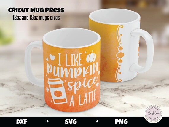 Fall Coffee Mug SVG Fall mug design Pumpkin Spice SVG I | Etsy