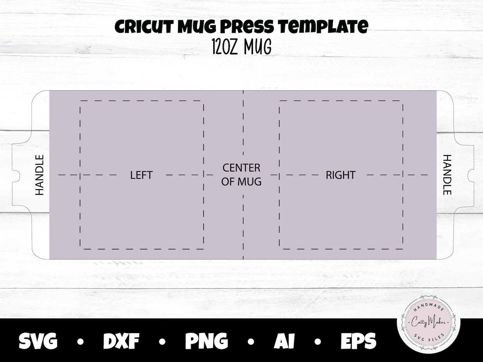 12oz Cricut Mug Press Template, Full Wrap Mug Press Template, 12oz ...