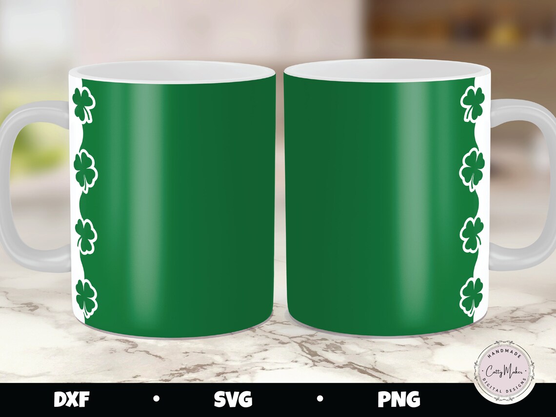 Mug Press Design SVG St Patricks Day Mug Happy St Patricks | Etsy