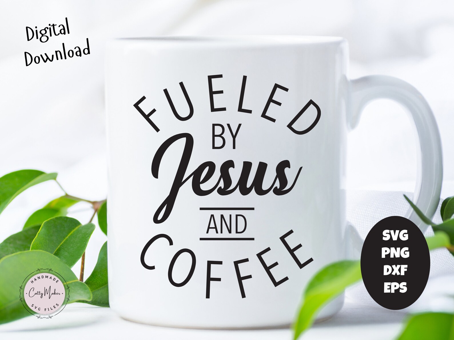 Christian SVG Christian Coffee Svg Fueled by Jesus Svg - Etsy