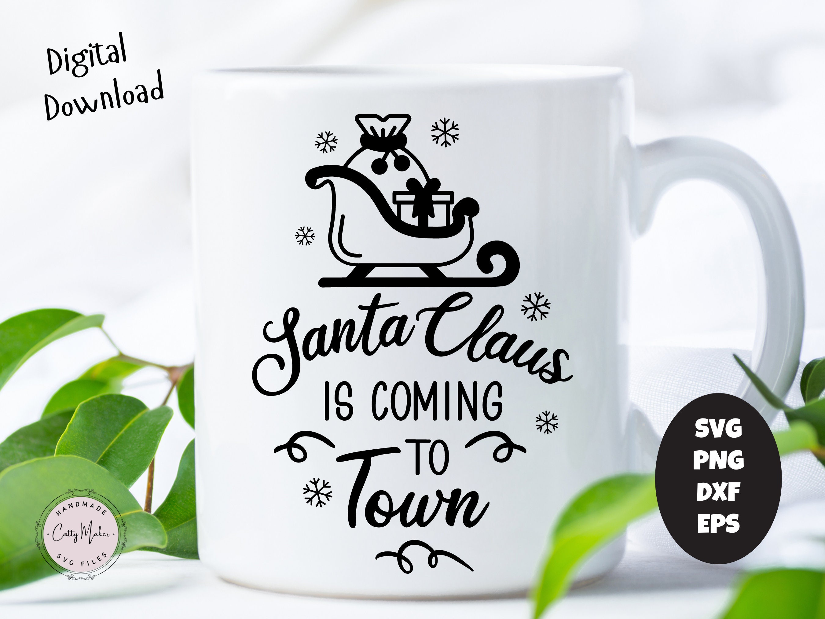 Santa SVG Christmas SVG Holiday Svg Winter Svg Christmas | Etsy