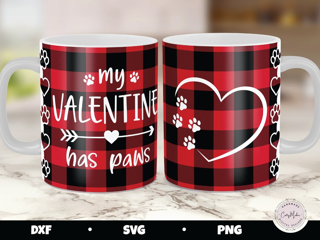 Cricut Mug Press Svg, Valentine's Mug Press, Dog Mug Press, Cat Mug ...