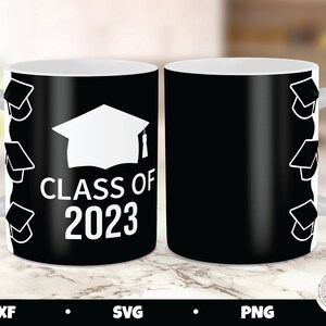 Cricut Mug Press SVG, 2023 Graduation Mug, Mug Press SVG Design, Mug ...