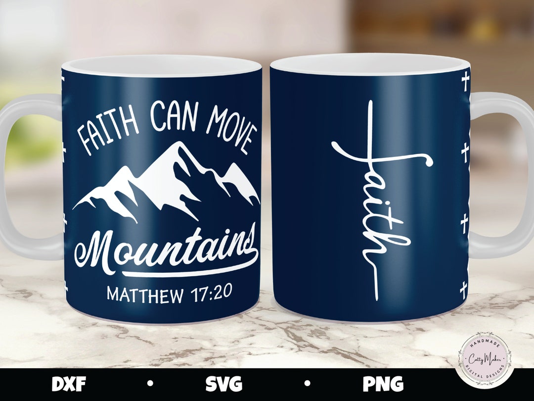 Mug Press Design, Christian Mug Svg, Baptism Mug Press, Mug Press Svg ...
