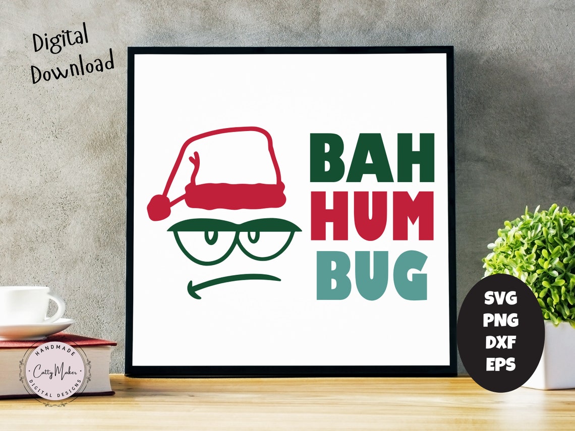 Bah Humbug SVG, Funny Christmas Cut File (digital Download) - Etsy